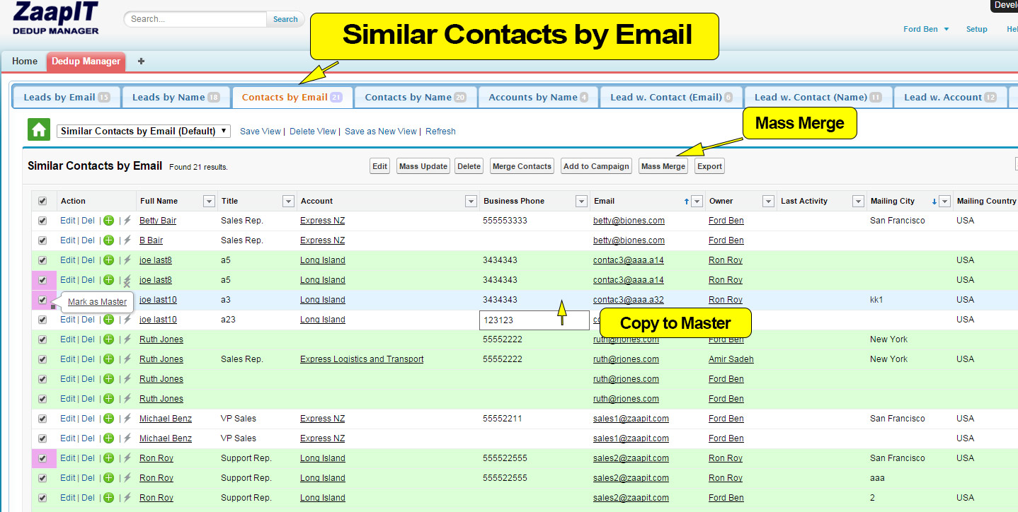 How to prevent duplicate contacts in Salesforce? - Data managment for ...